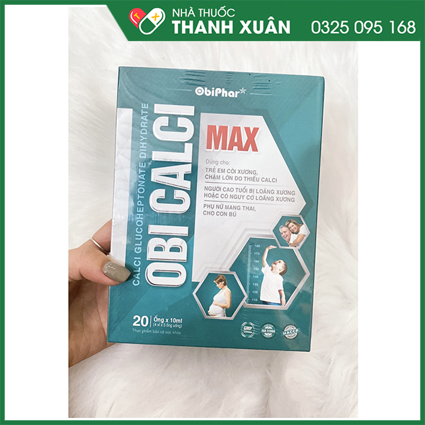 Obi Calci Max bổ sung calci vitamin D3