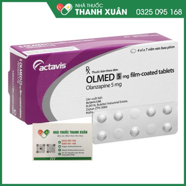 Olmed 5mg thuốc trị bệnh tâm thần phân liệt