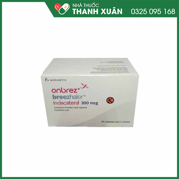 Thuốc Onbrez Breezhaler 300mcg điều trị bệnh phổi tắc nghẽn