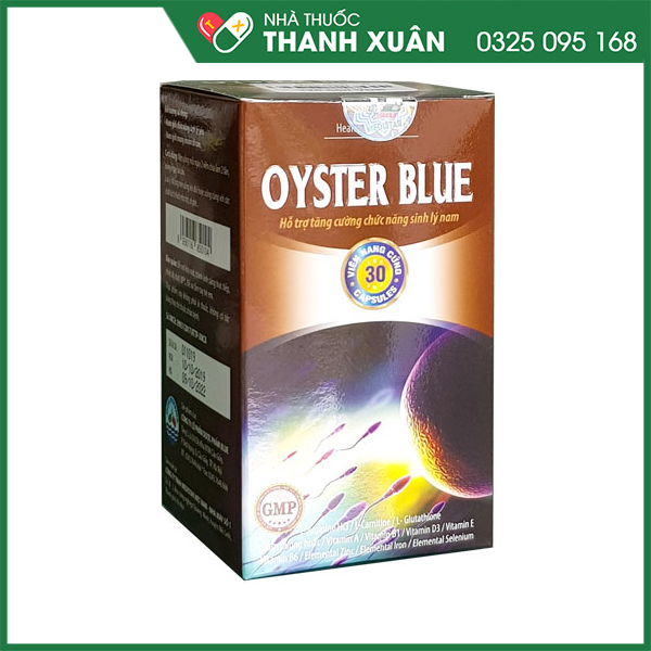 Oyster Blue - hỗ trợ tăng cường chức năng sinh lý nam