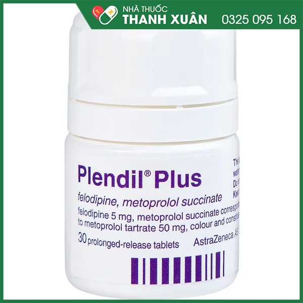 Thuốc Plendil Plus điều trị tăng huyết áp