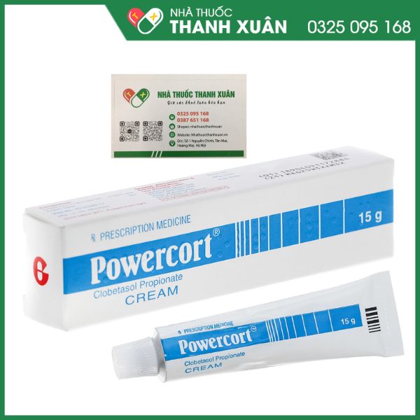 Powercort - Kem bôi trị viêm da tuýp 15g