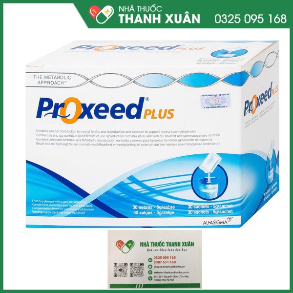 Proxeed plus hỗ trợ điều trị vô sinh cho nam giới