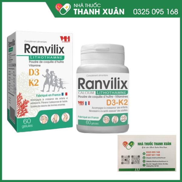 Ranvilix - Chống loãng xương, tăng trưởng chiều cao