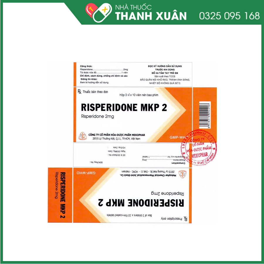 Risperidone MKP 2 điều trị tâm thần phân liệt, cải thiện triệu chứng ...