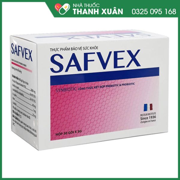 Safvex bổ sung men vi sinh, cải thiện táo bón