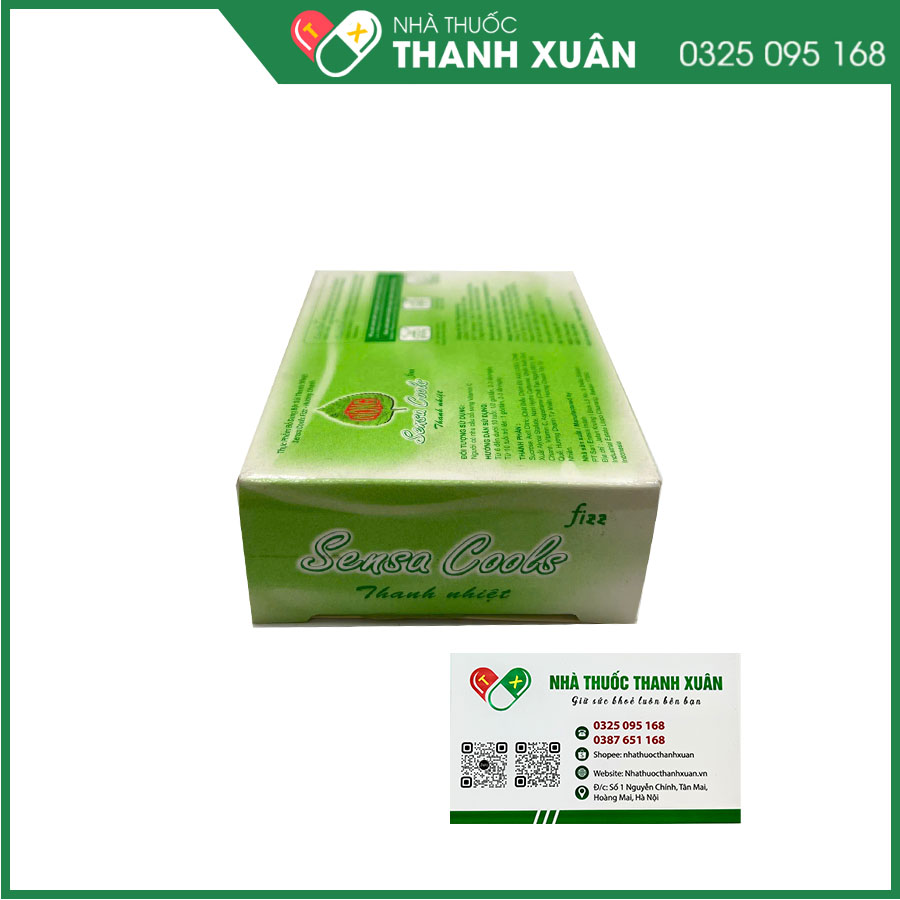 Bột sủi Sensa Cools hỗ trợ thanh nhiệt, bổ sung vitamin C