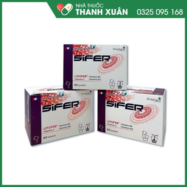 Sifer sản phẩm bổ sung sắt và Vitamin