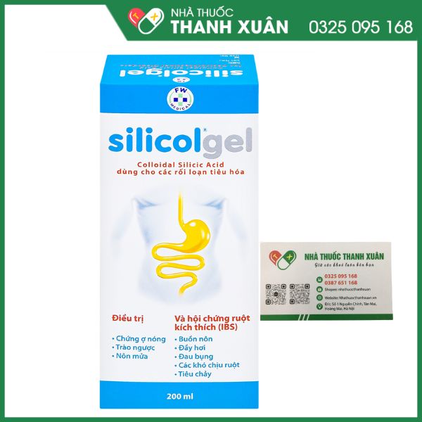Silicol Gel giải quyết rối loạn tiêu hóa, hội chứng ruột kích thích