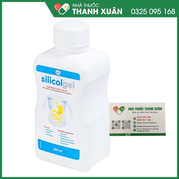 Silicol Gel giải quyết rối loạn tiêu hóa, hội chứng ruột kích thích