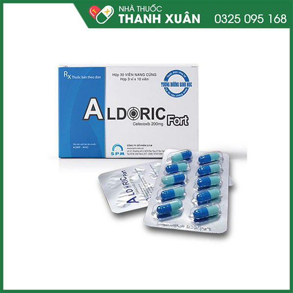 Thuốc Aldoric Fort giảm đau xương khớp, thoái hóa khớp