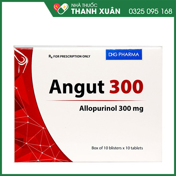Thuốc Angut 300 điều trị Gout mạn tính