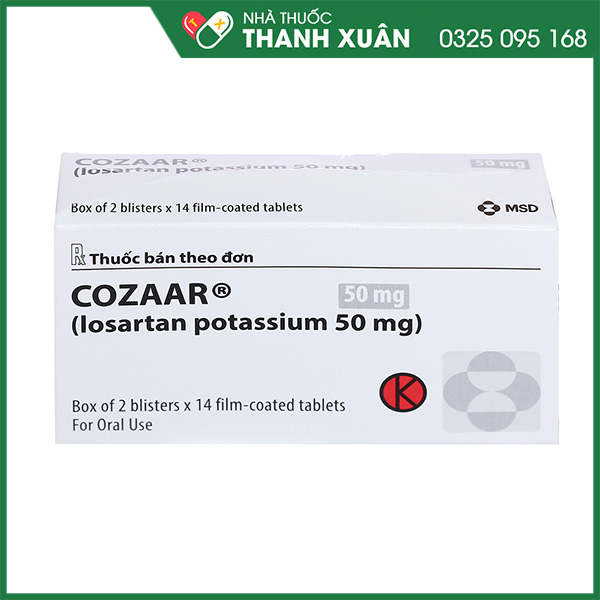 Cozaar 50mg- thuốc điều trị tăng huyết áp