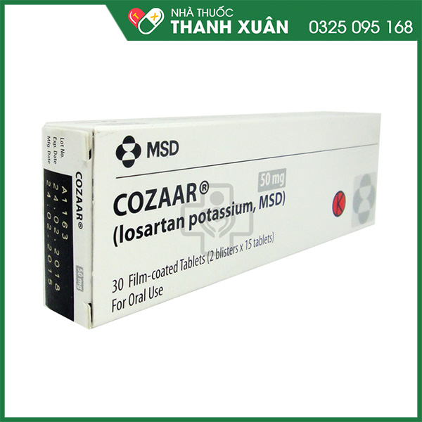 Cozaar 50mg- thuốc điều trị tăng huyết áp