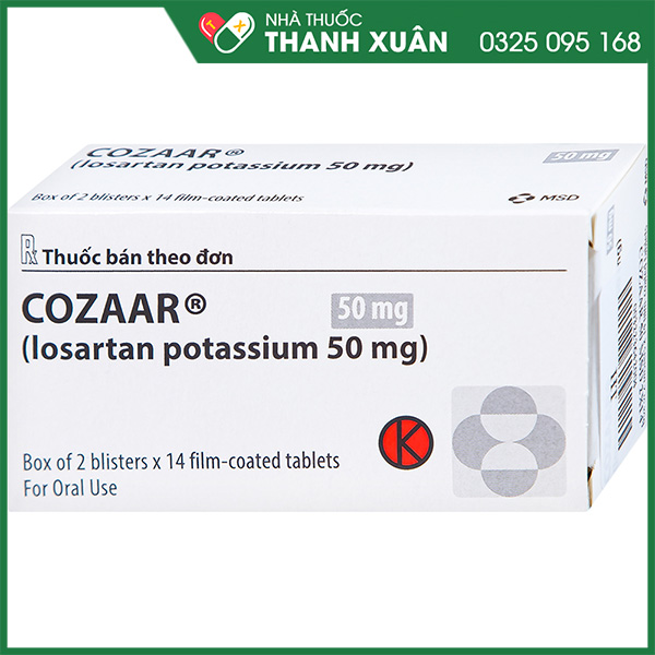 Cozaar 50mg- thuốc điều trị tăng huyết áp