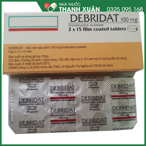 Thuốc Debridat điều trị rối loạn ống tiêu hóa