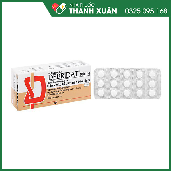 Thuốc Debridat điều trị rối loạn ống tiêu hóa