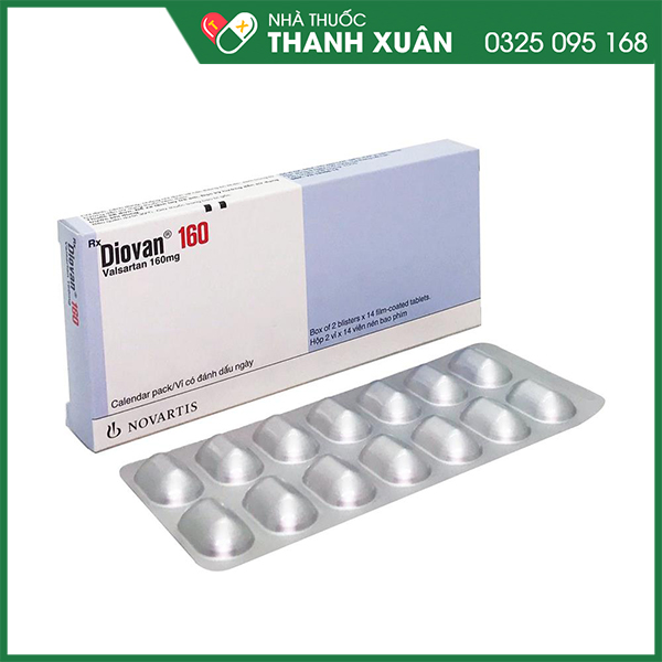 Thuốc Diovan 160mg điều trị tăng huyết áp, suy tim