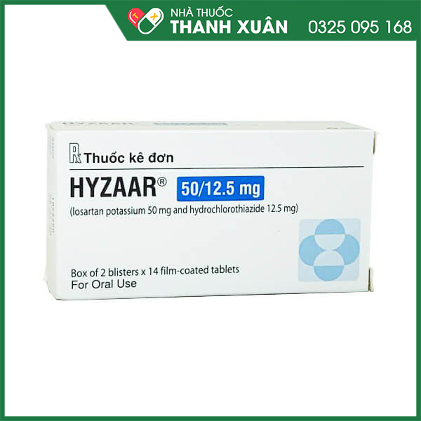 Thuốc Hyzaar điều trị tăng huyết áp