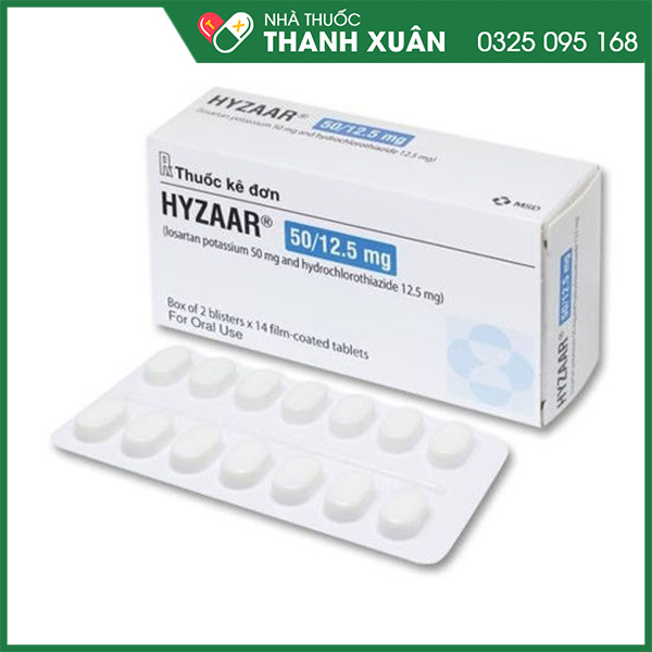 Thuốc Hyzaar điều trị tăng huyết áp
