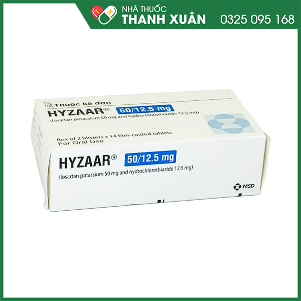Thuốc Hyzaar điều trị tăng huyết áp