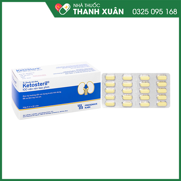Thuốc Ketosteril điều trị suy thận