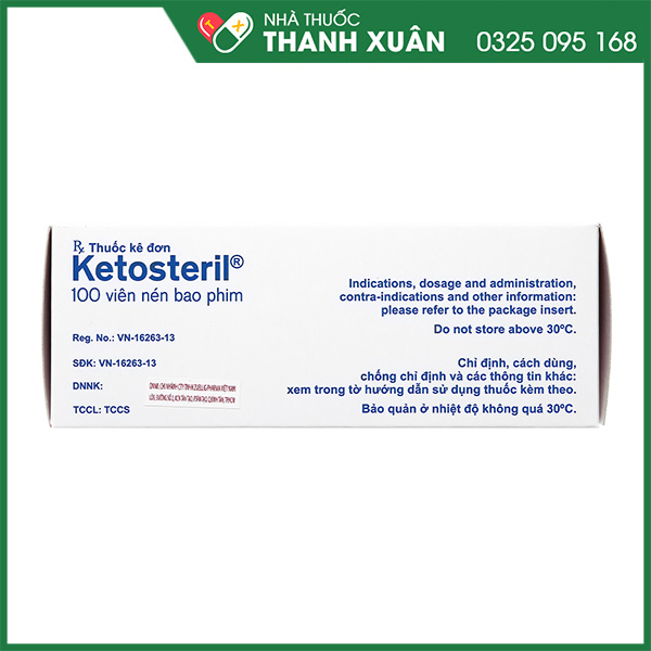 Thuốc Ketosteril điều trị suy thận