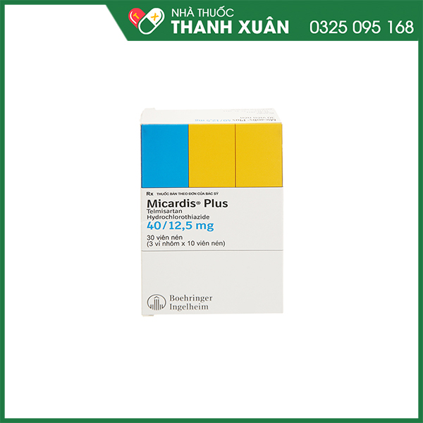 Thuốc Micardis Plus điều trị tăng huyết áp vô căn
