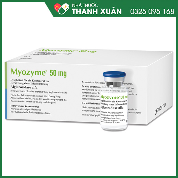 Thuốc Myozyme đặc trị cho bệnh nhân Pompe