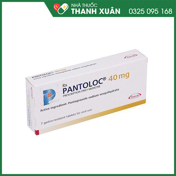 Thuốc Pantoloc 40mg điều trị loét dạ dày