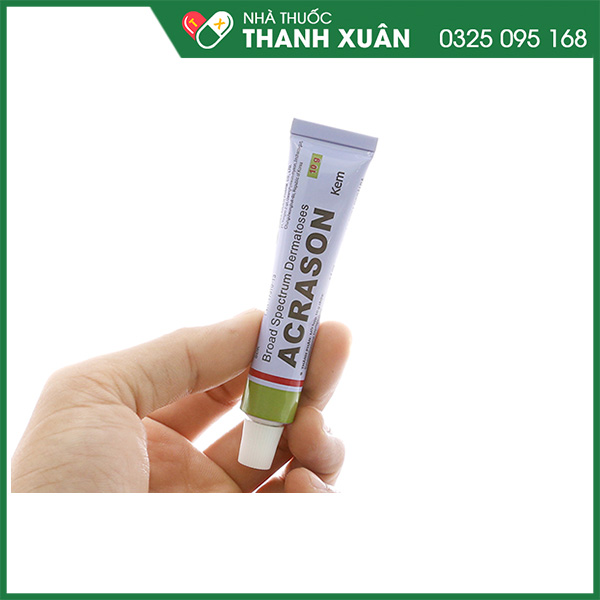 Thuốc Acrason Cream điều trị nấm da, dị ứng