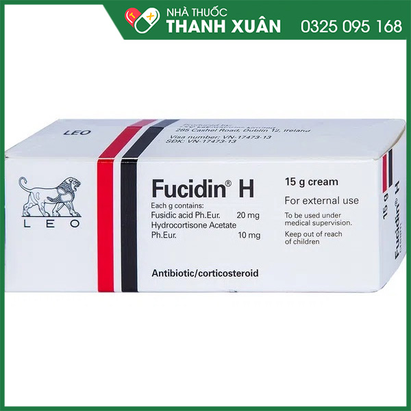 Thuốc trị viêm da Fucidin H