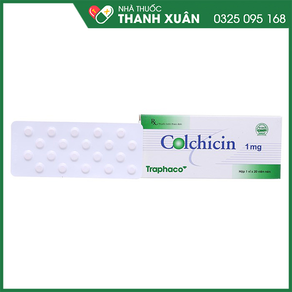 Thuốc Colchicine Traphaco 1mg phòng và trị gout
