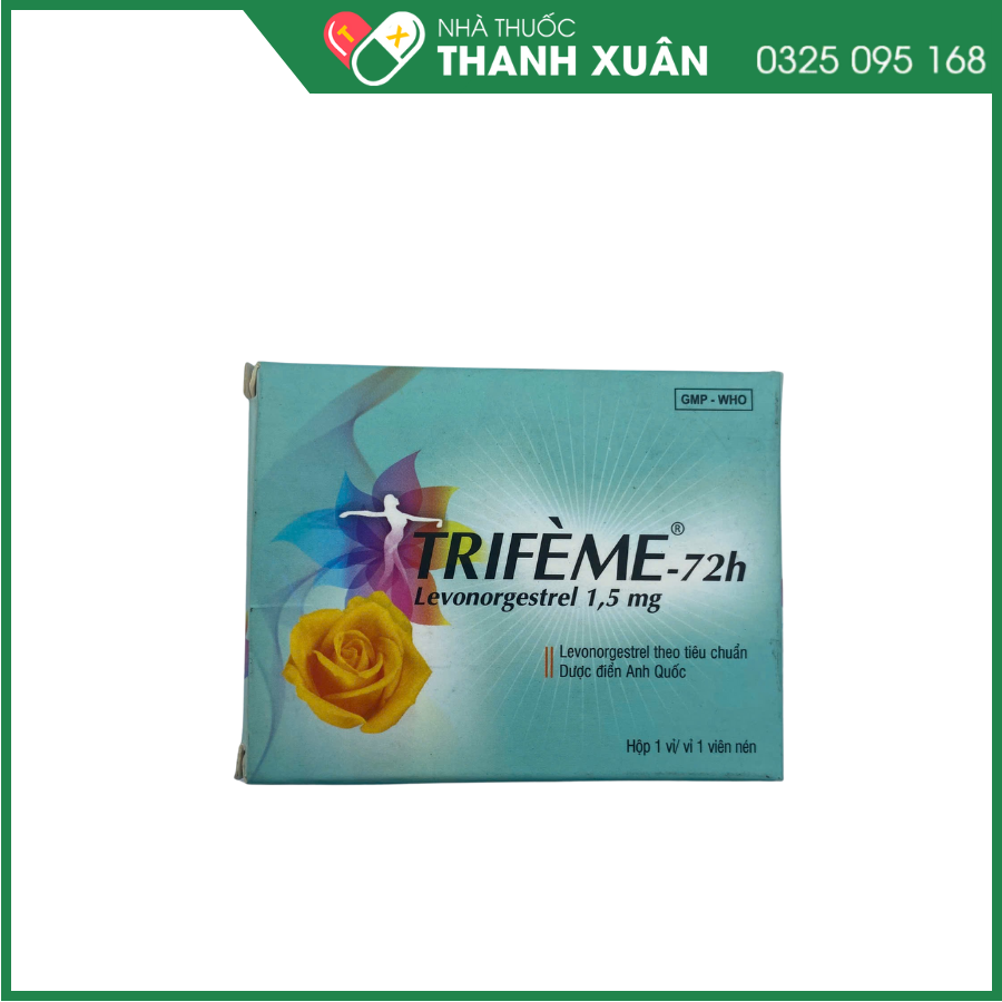 Trifème -72h giúp ngừa thai khẩn cấp