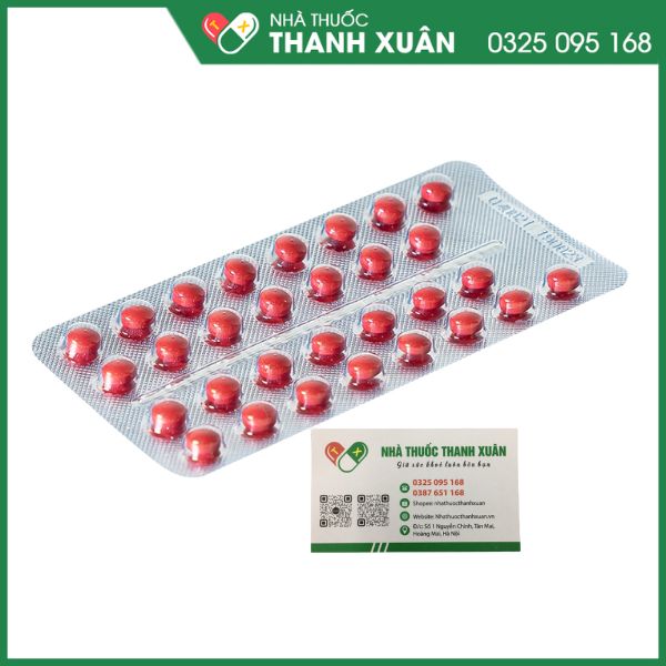 Trimetazidin Stada 20 mg điều trị bệnh tim mạch (2 hộp vỉ x 30 viên) Stada