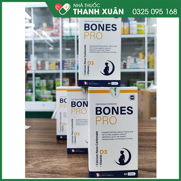 Viên uống Bones Pro - Canxi D3 cho cơ thể