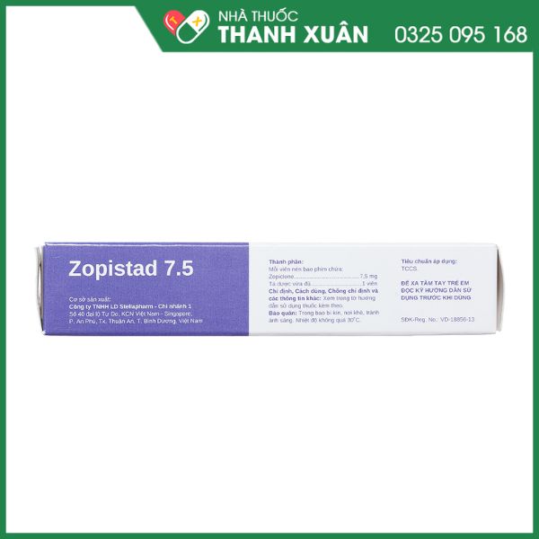 Zopistad điều trị ngắn hạn chứng mất ngủ