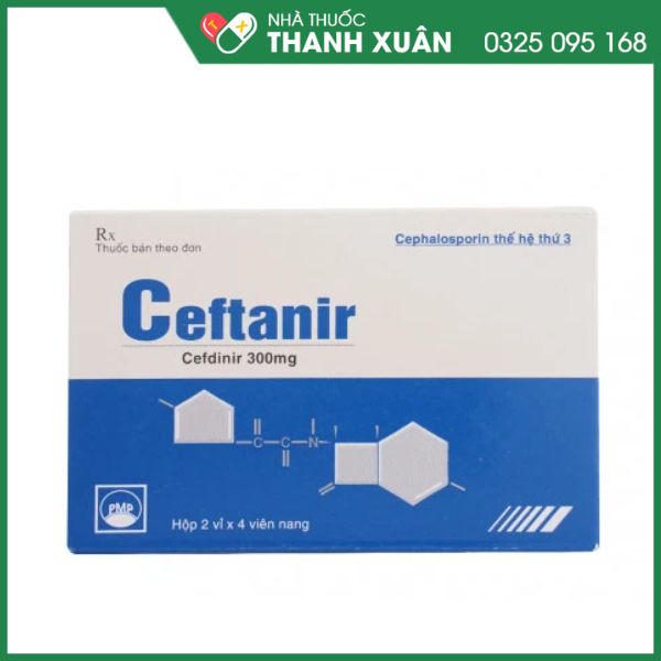 Ceftanir điều trị nhiễm khuẩn
