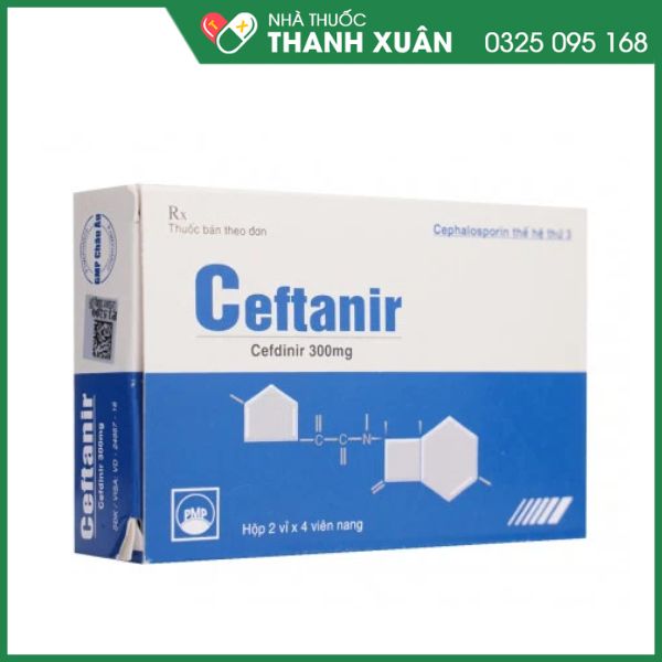 Ceftanir điều trị nhiễm khuẩn