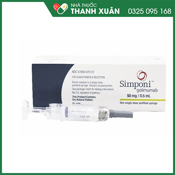 Simponi thuốc điều trị viêm khớp dạng thấp